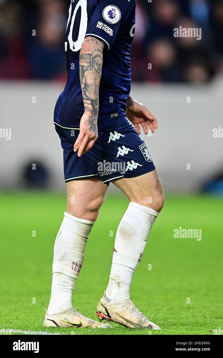 London, UK. 02nd Jan, 2022. Danny Ings #20 of Aston Villa in London ...