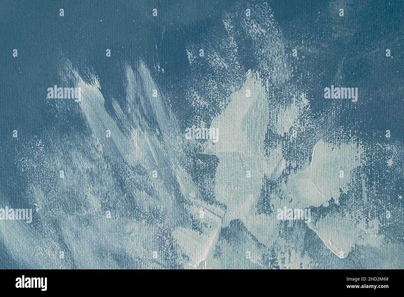 Blue splattered canvas grunge background or texture Stock Photo - Alamy