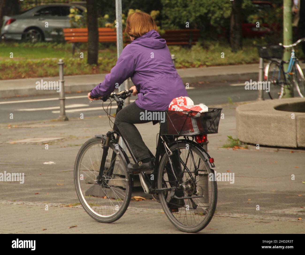 Driving the bicycle hi-res stock photography and images - Alamy