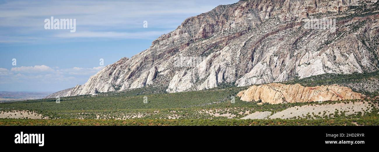 arid landscape of north western Colorado with prominent Cliff Ridge ...