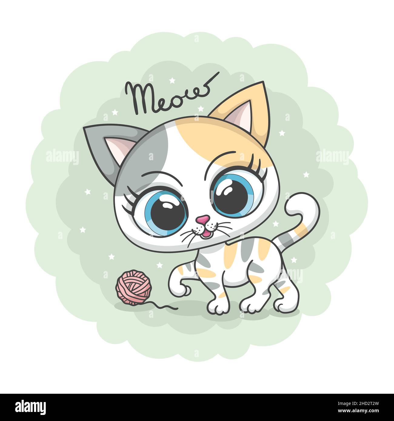 Big meow Cut Out Stock Images & Pictures - Alamy