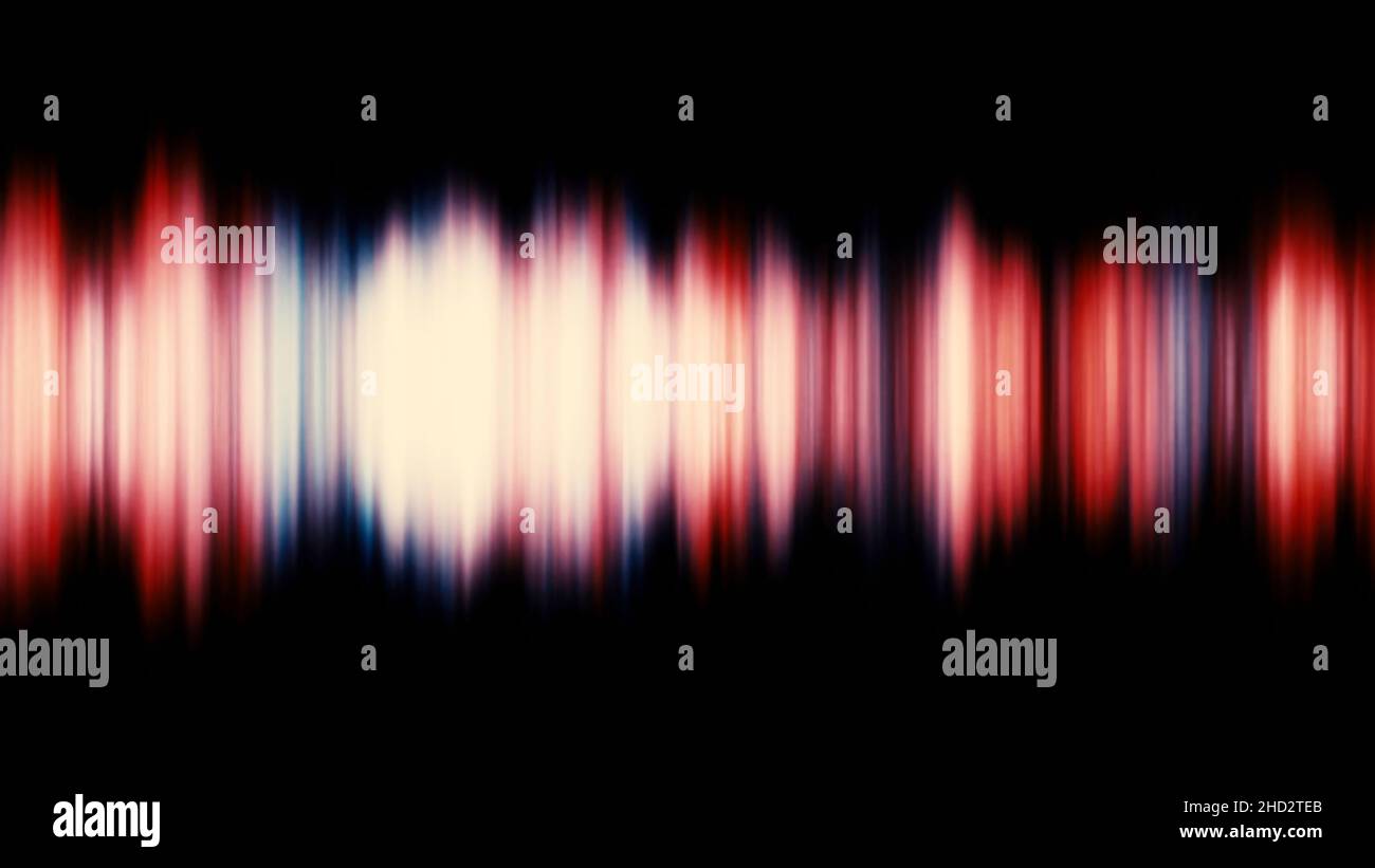 Red sound wave and audio equalizer effect background. Red sound wave of ...