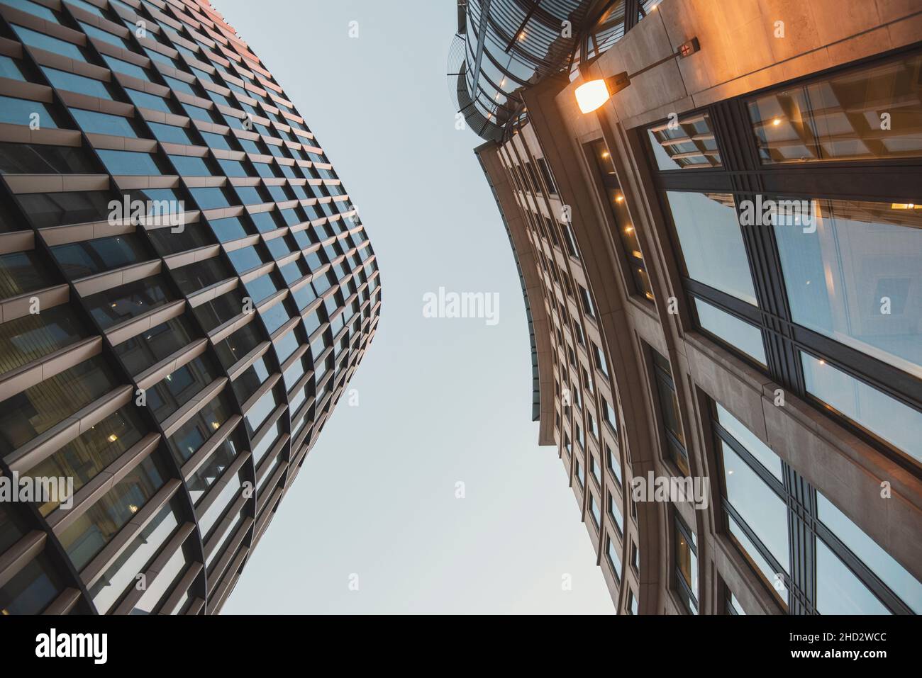 modern skyscraper building in a business district in Europe Stock Photo ...