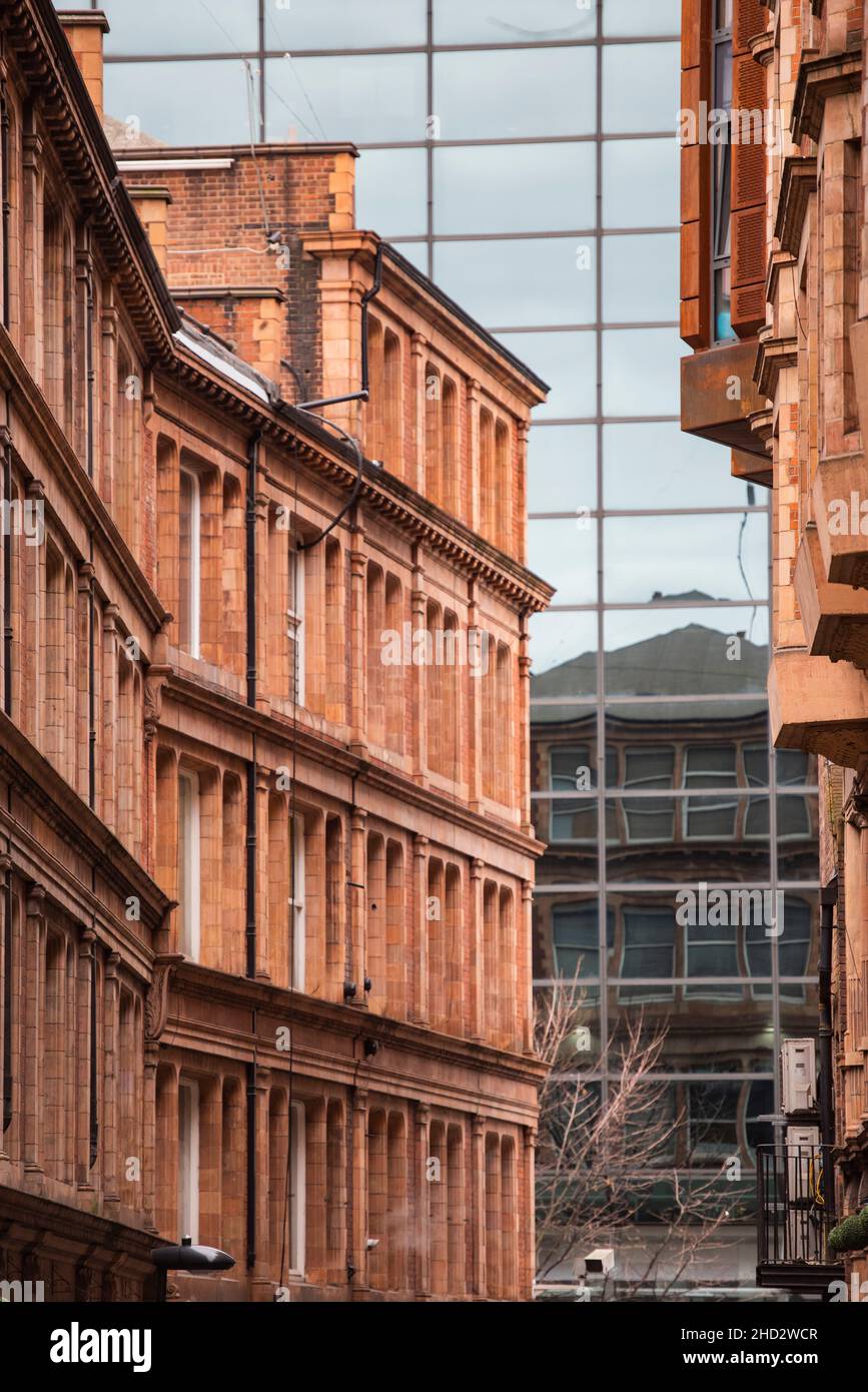 Perspective of old apartment buildings in London Stock Photo - Alamy