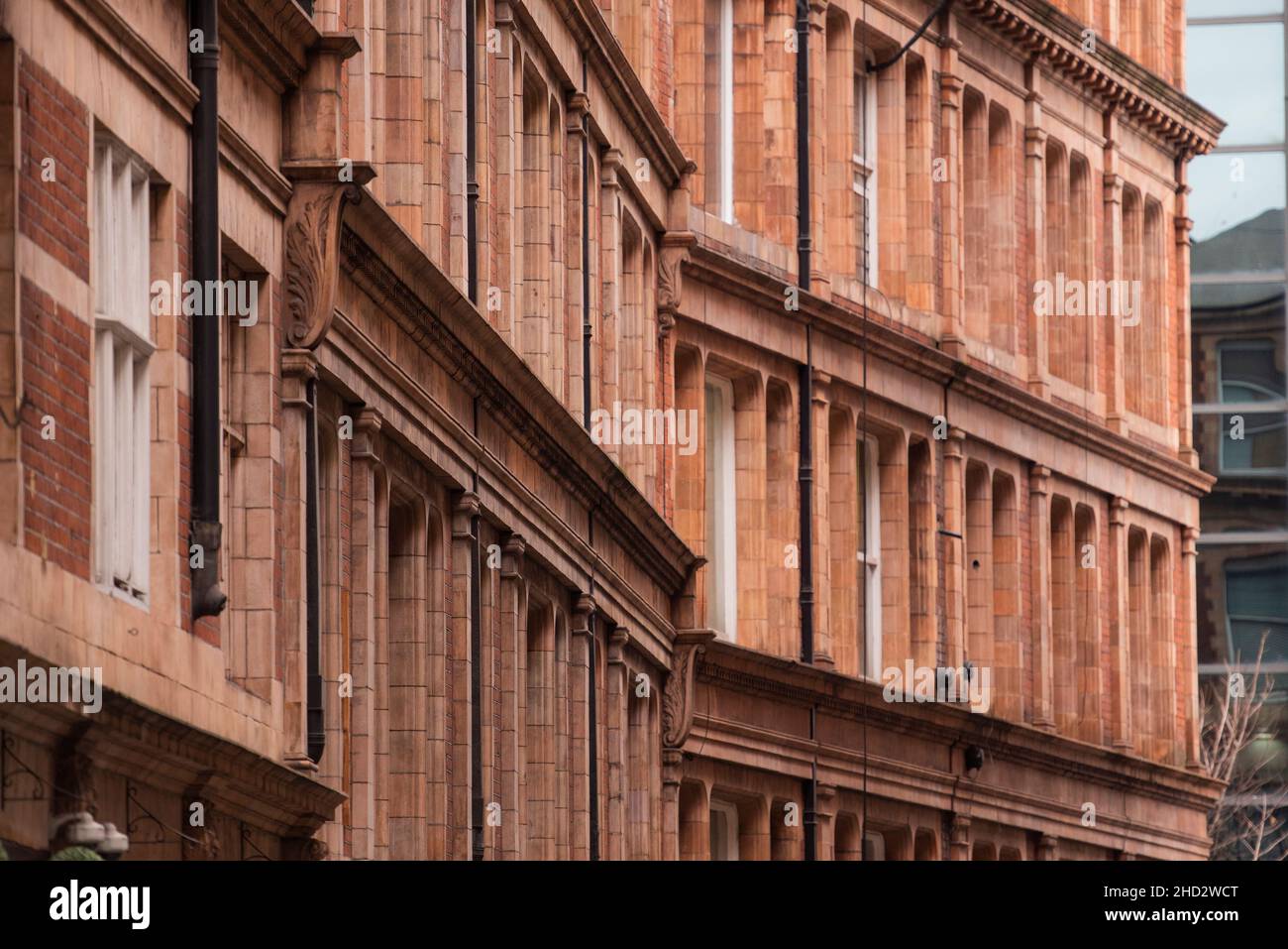 Perspective of old apartment buildings in London Stock Photo - Alamy