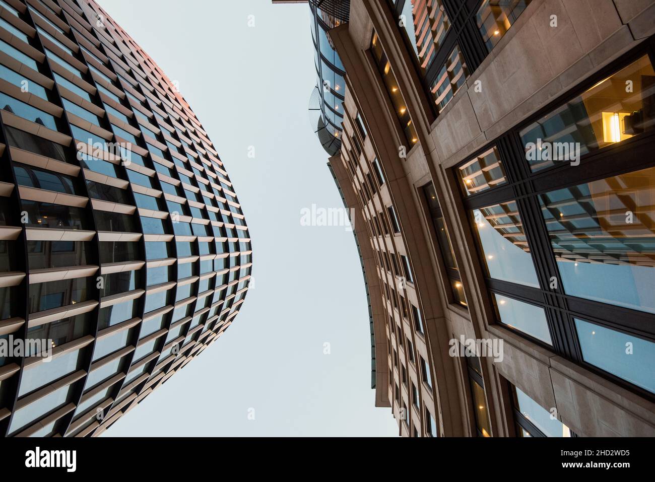 modern skyscraper building in a business district in Europe Stock Photo ...