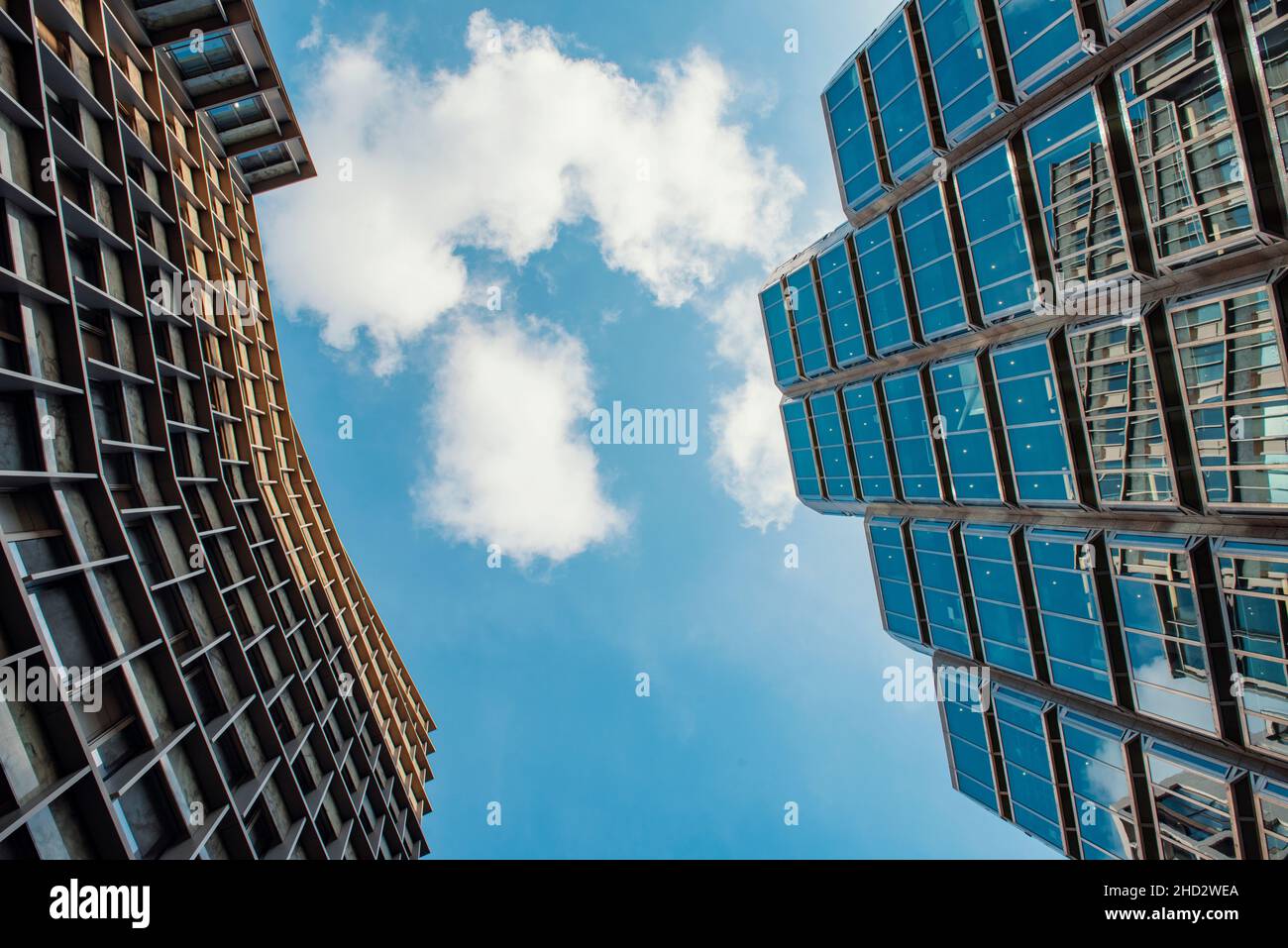 modern skyscraper building in a business district in Europe Stock Photo ...