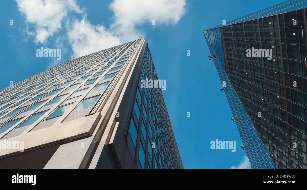 modern skyscraper building in a business district in Europe Stock Photo ...