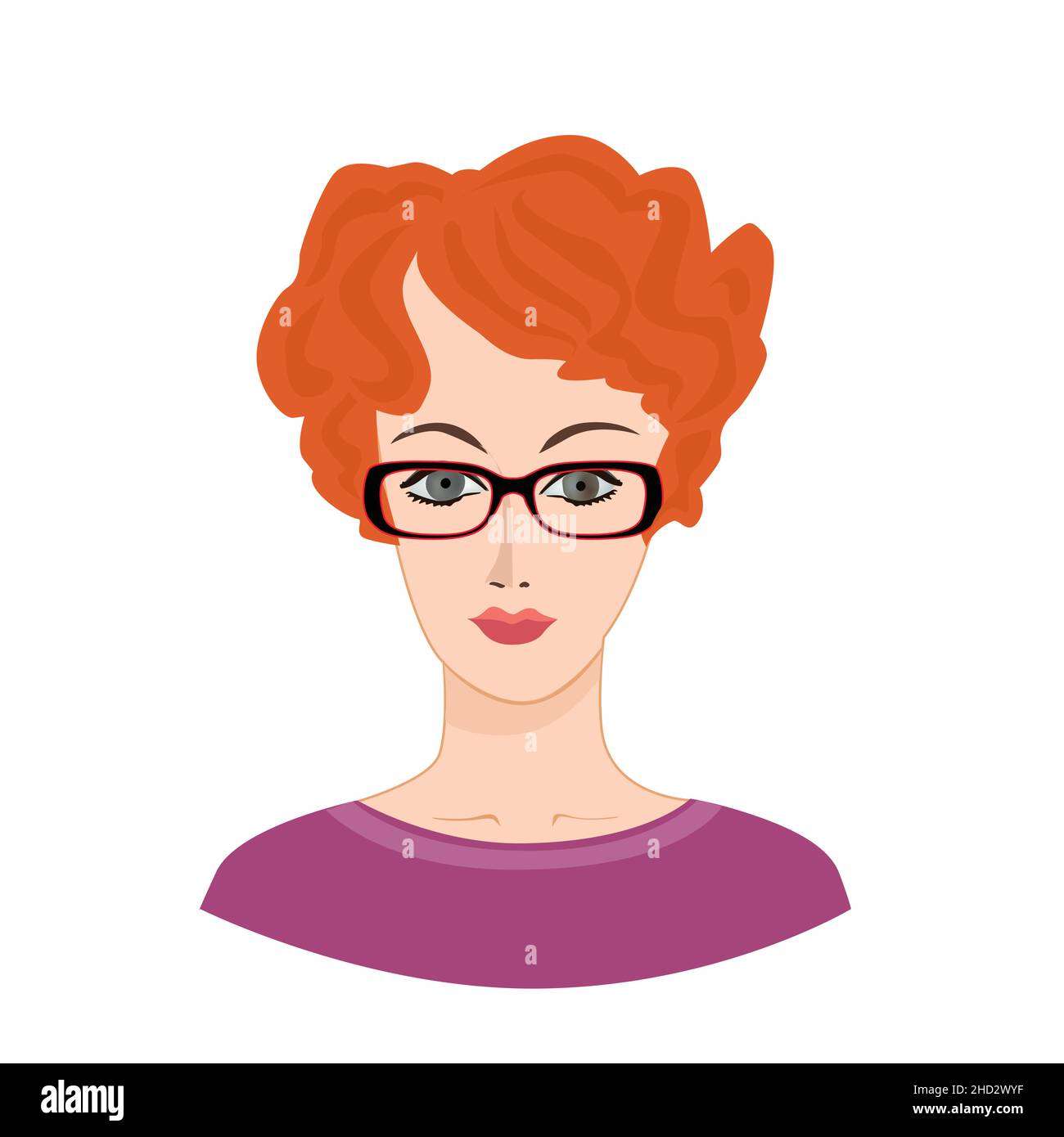 Female social profile. Avatar people. Call center customer support ...