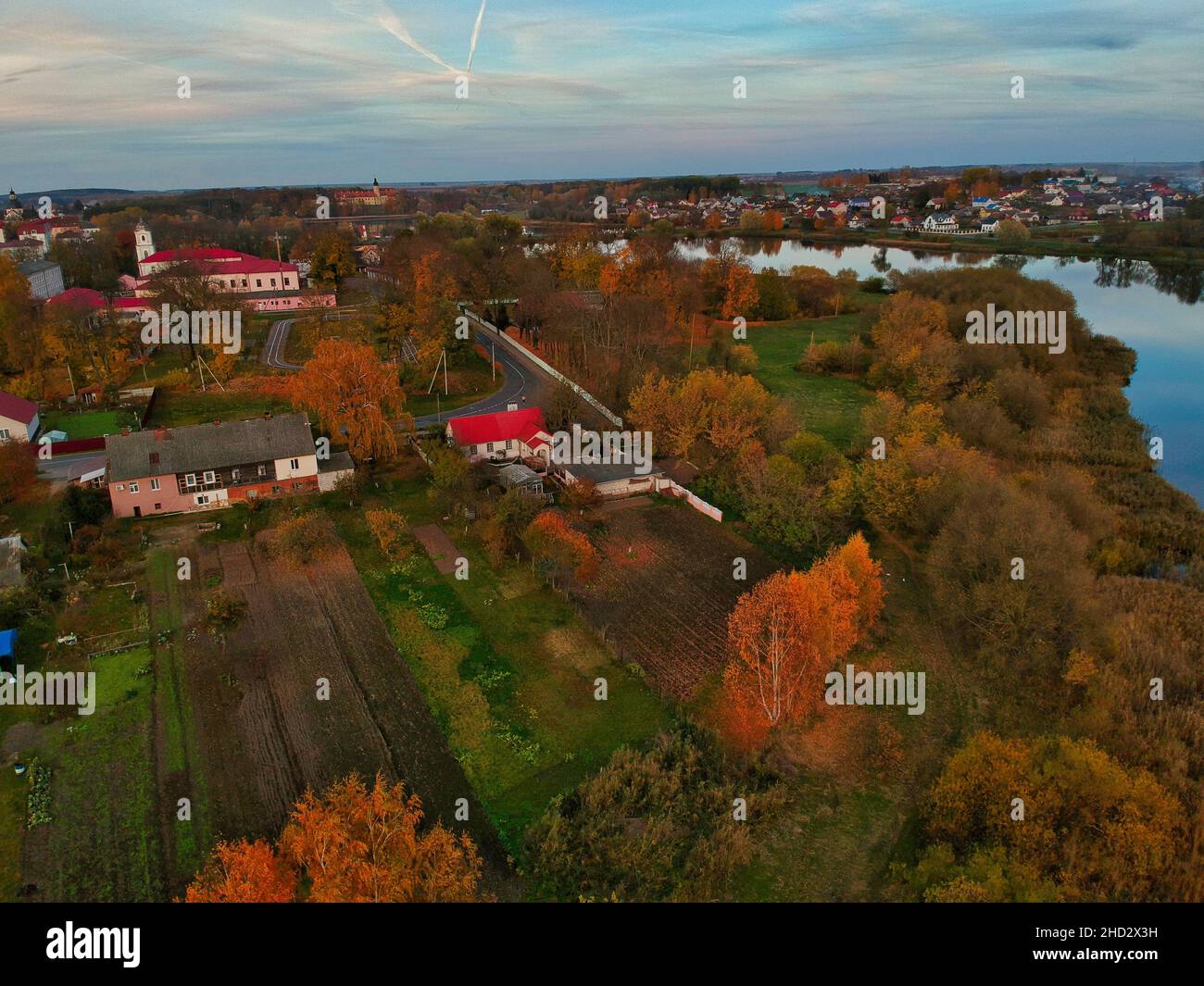 Golden hour aerial hi-res stock photography and images - Alamy