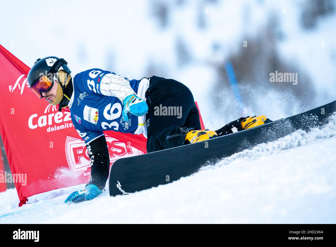 WILD Victor (RUS) competing in the Fis Snowboard World Cup 2022 Men's ...