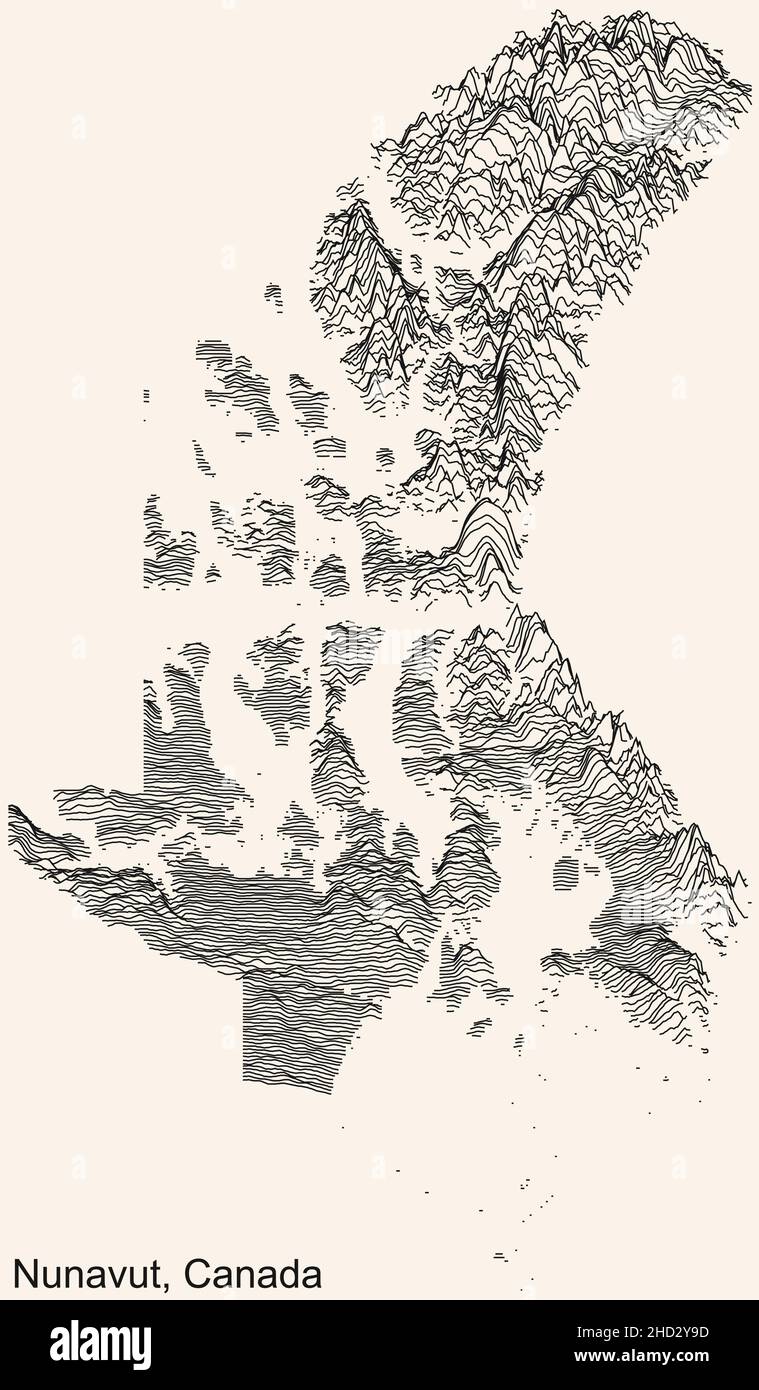 Nunavut outline Stock Vector Images - Alamy