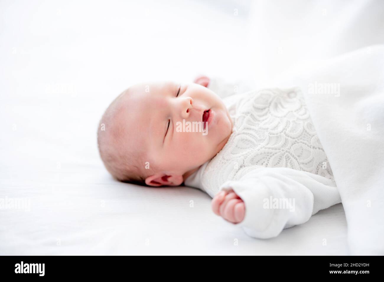 Newborn baby at home Stock Photo - Alamy