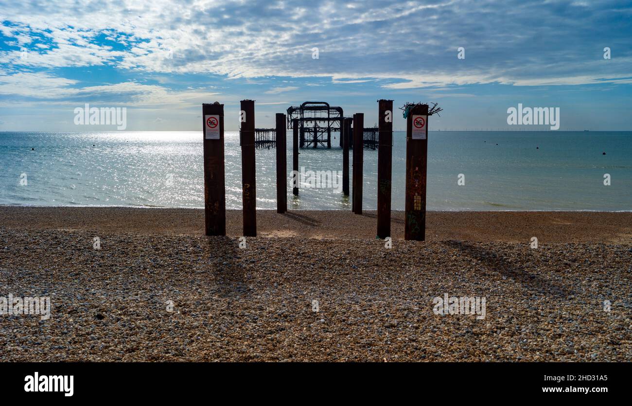 Brighton pier seafront hi-res stock photography and images - Alamy