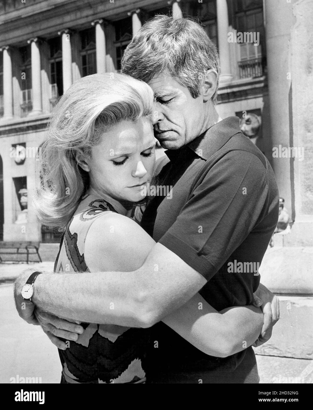 Lee Remick, James Coburn, on-set of the Film, "Hard Contract", 20th Century-Fox, 1969 Stock ...