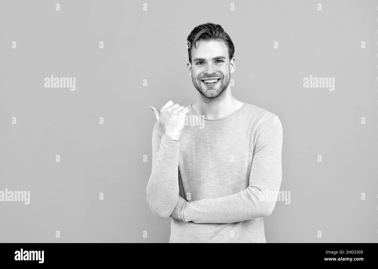 Advertising man hi-res stock photography and images - Alamy