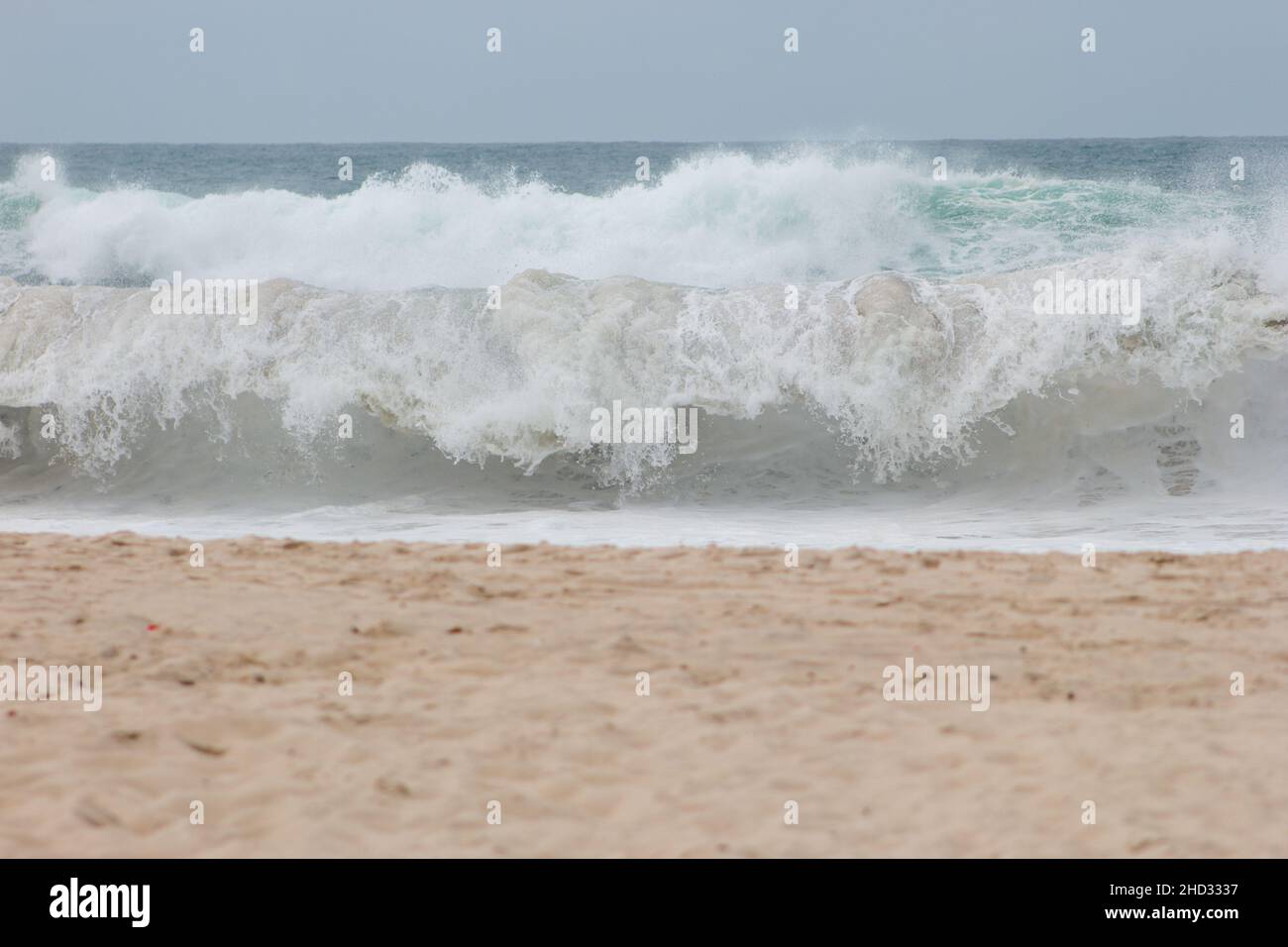 wave on Copacabana Beach in Rio de Janeiro Stock Photo - Alamy
