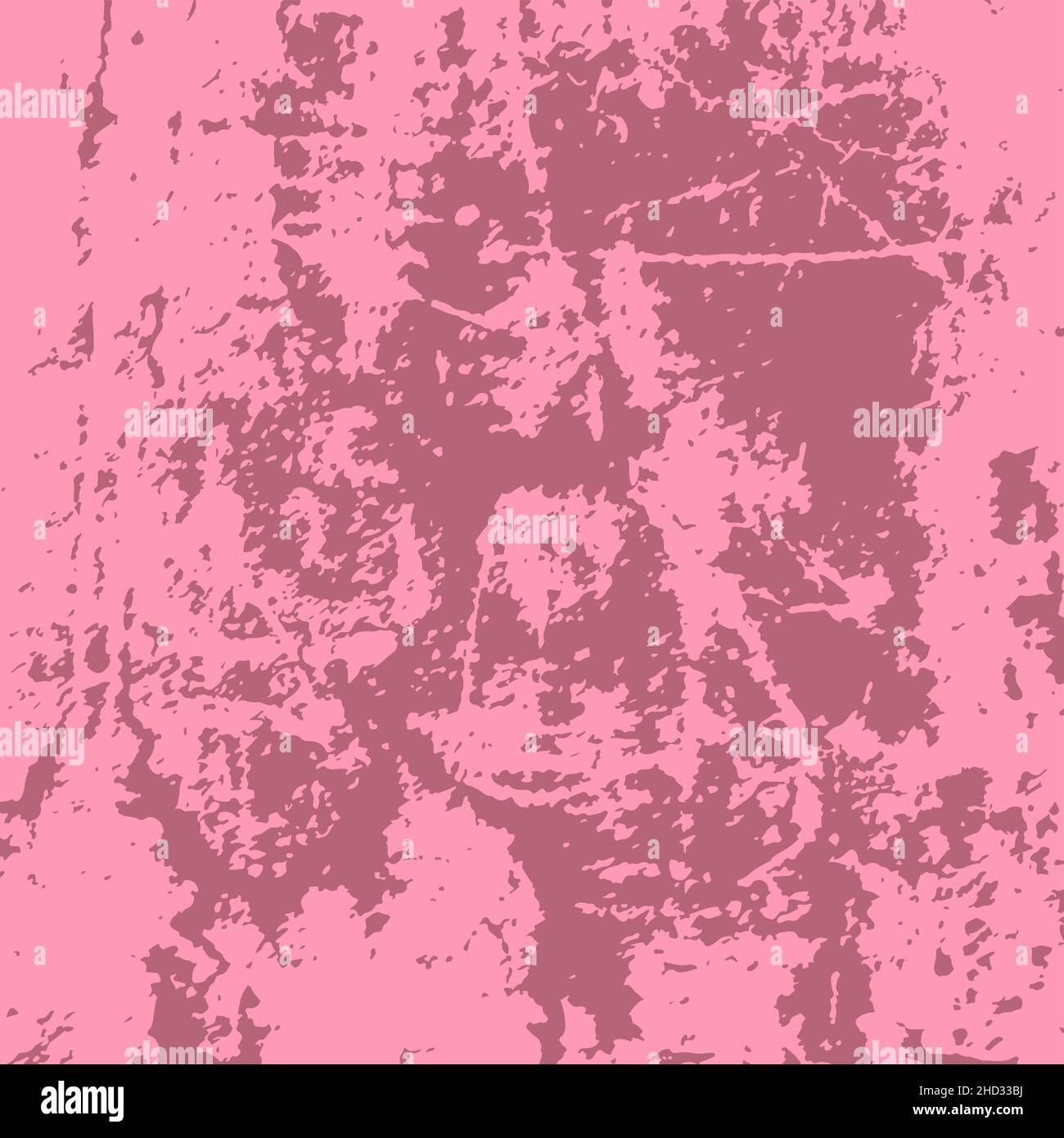 Pink grunge wall backdrop. Distress texture of spots, stains, ink, dots ...