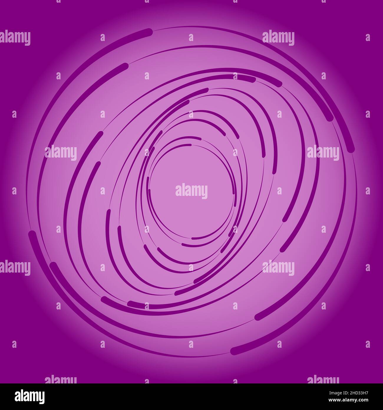 Violet abstract curvy lines in spiral form. Trendy design element for ...