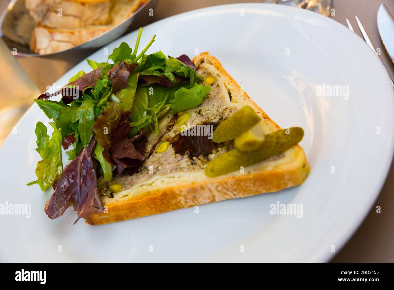 Delicious Pate en croute maison Stock Photo - Alamy