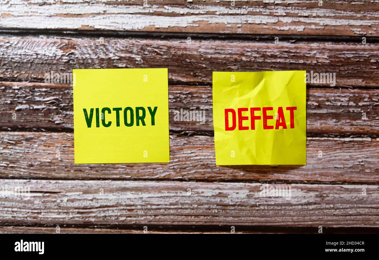 Fail victory hi-res stock photography and images - Alamy