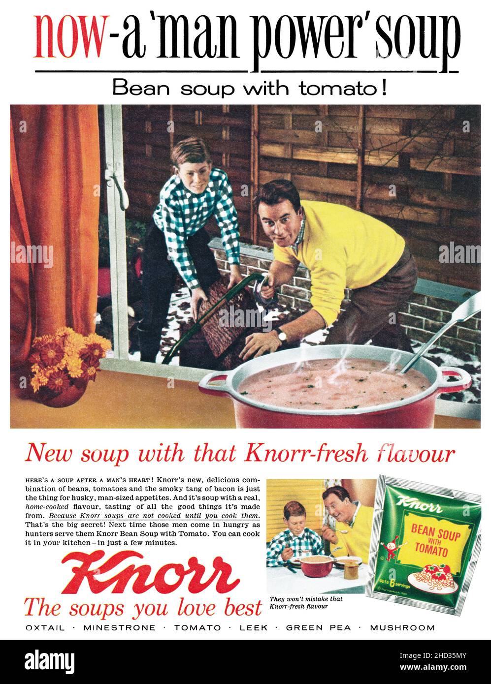 Knorr soup ad hi-res stock photography and images - Alamy