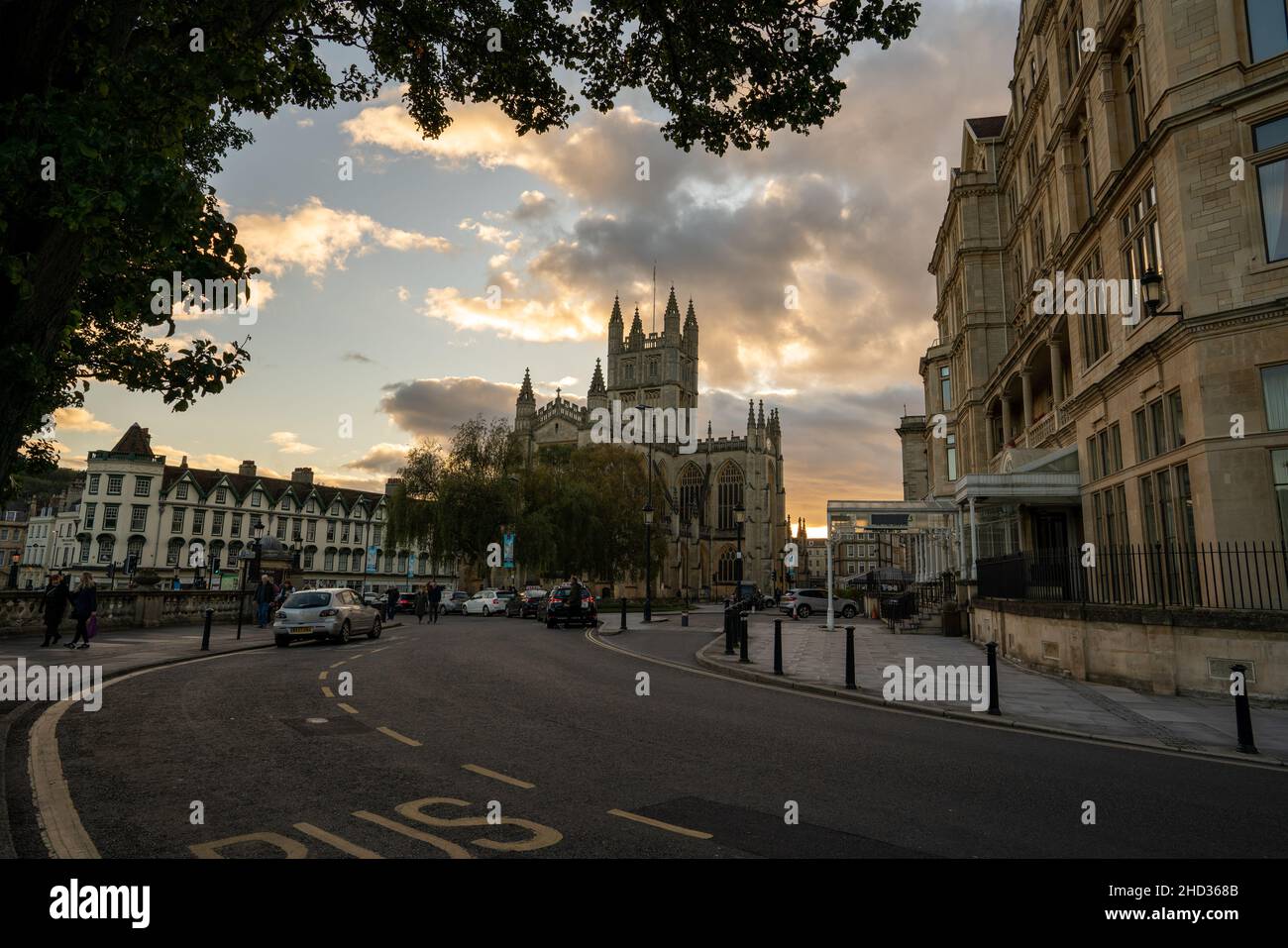 Bath city sunset views Stock Photo - Alamy