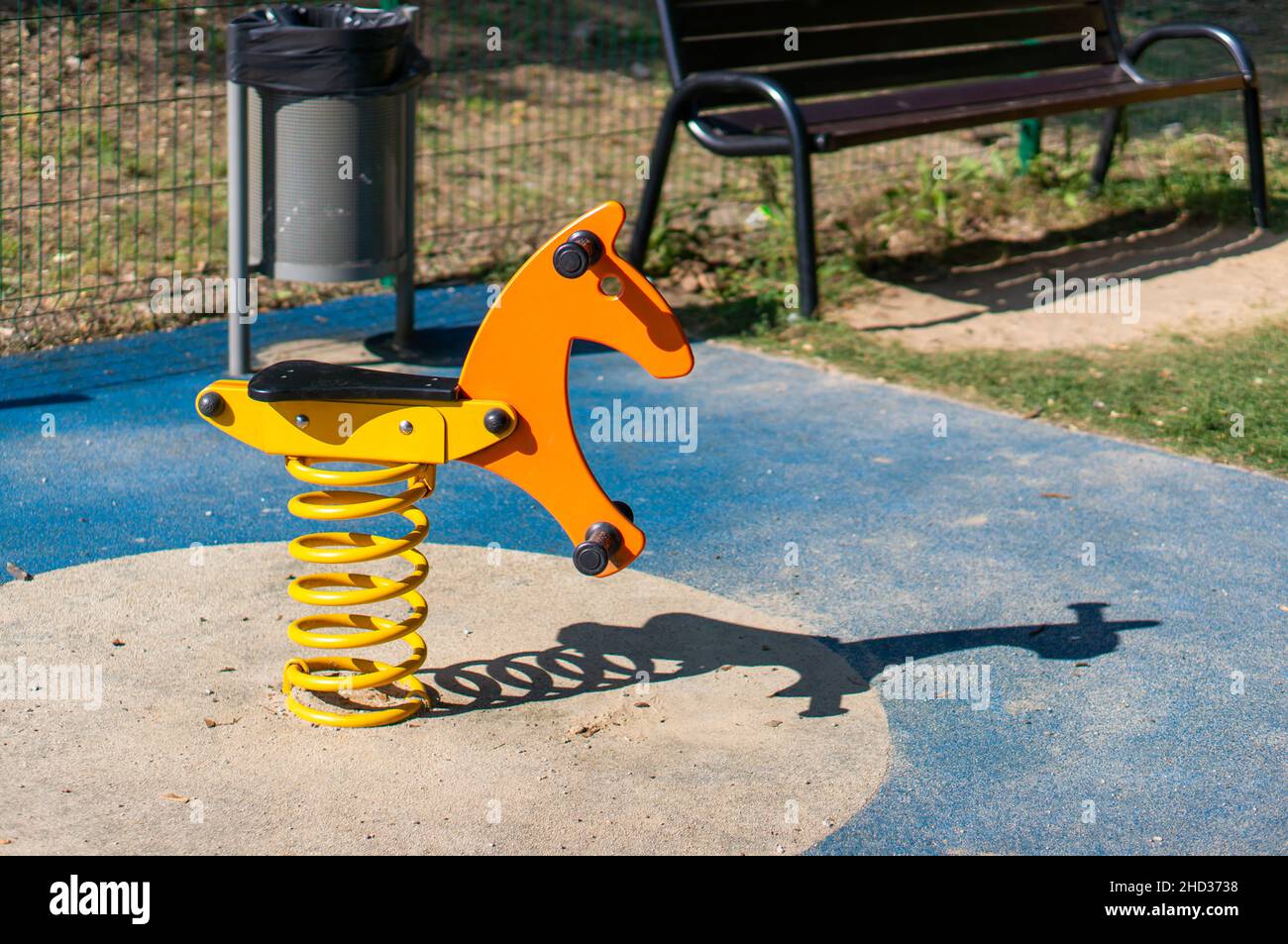 Playground horse hi-res stock photography and images - Alamy
