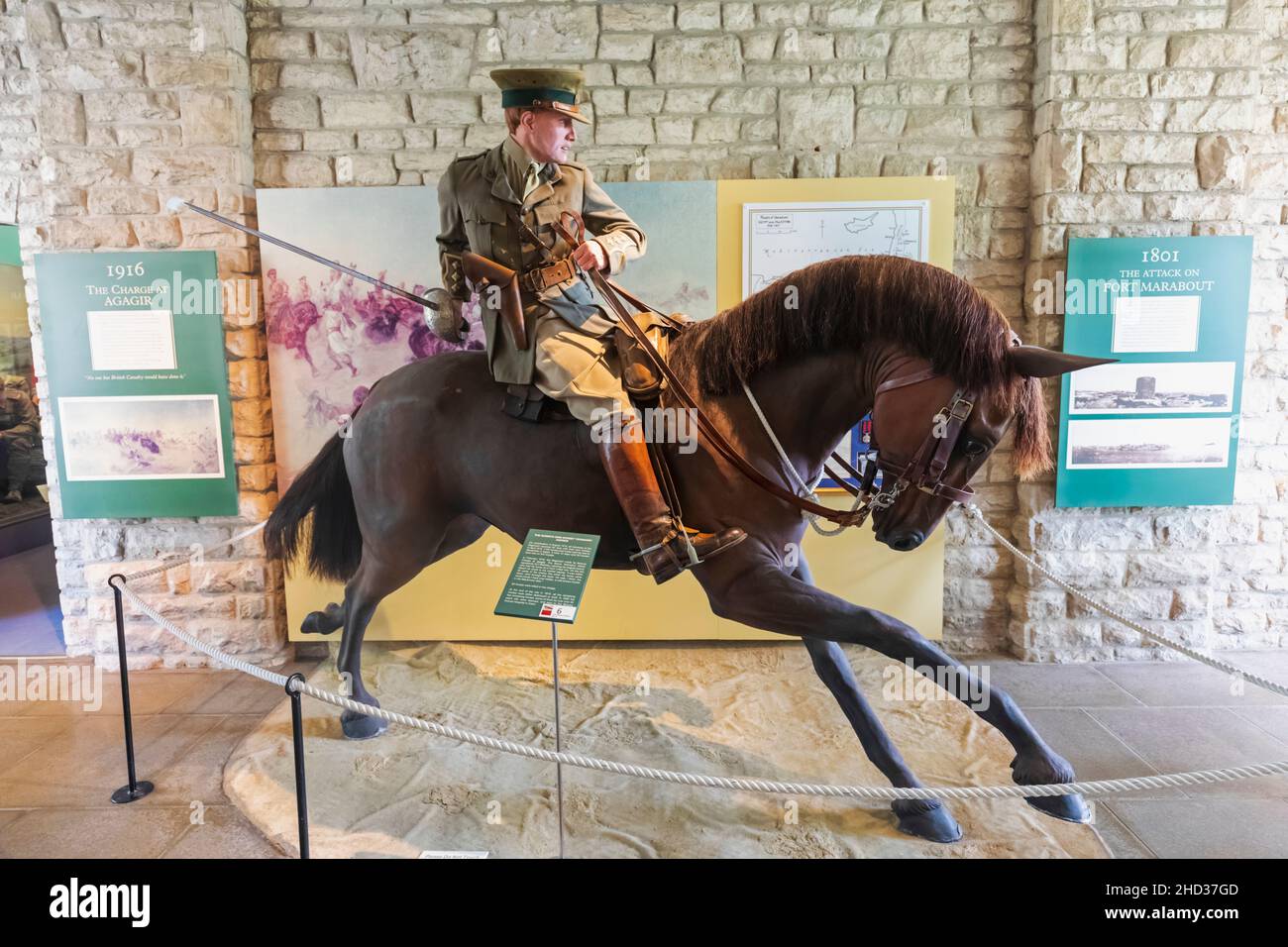England, Dorset, Dorchester,The Keep Military Museum, Exhibit of The ...