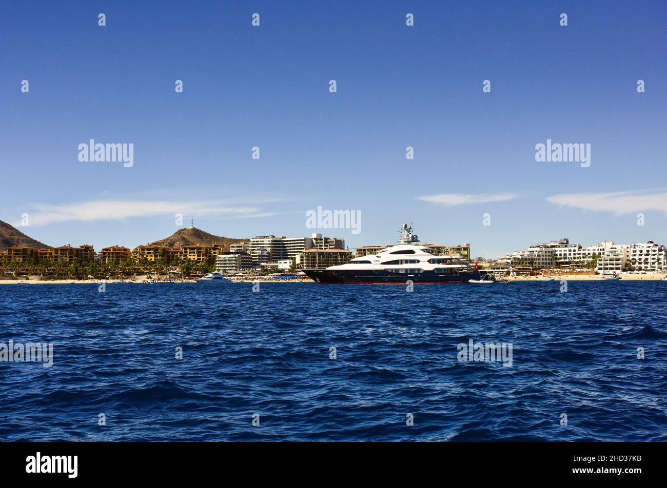Seascape and shoreline of Cabo St Lucas, Mexico Stock Photo - Alamy