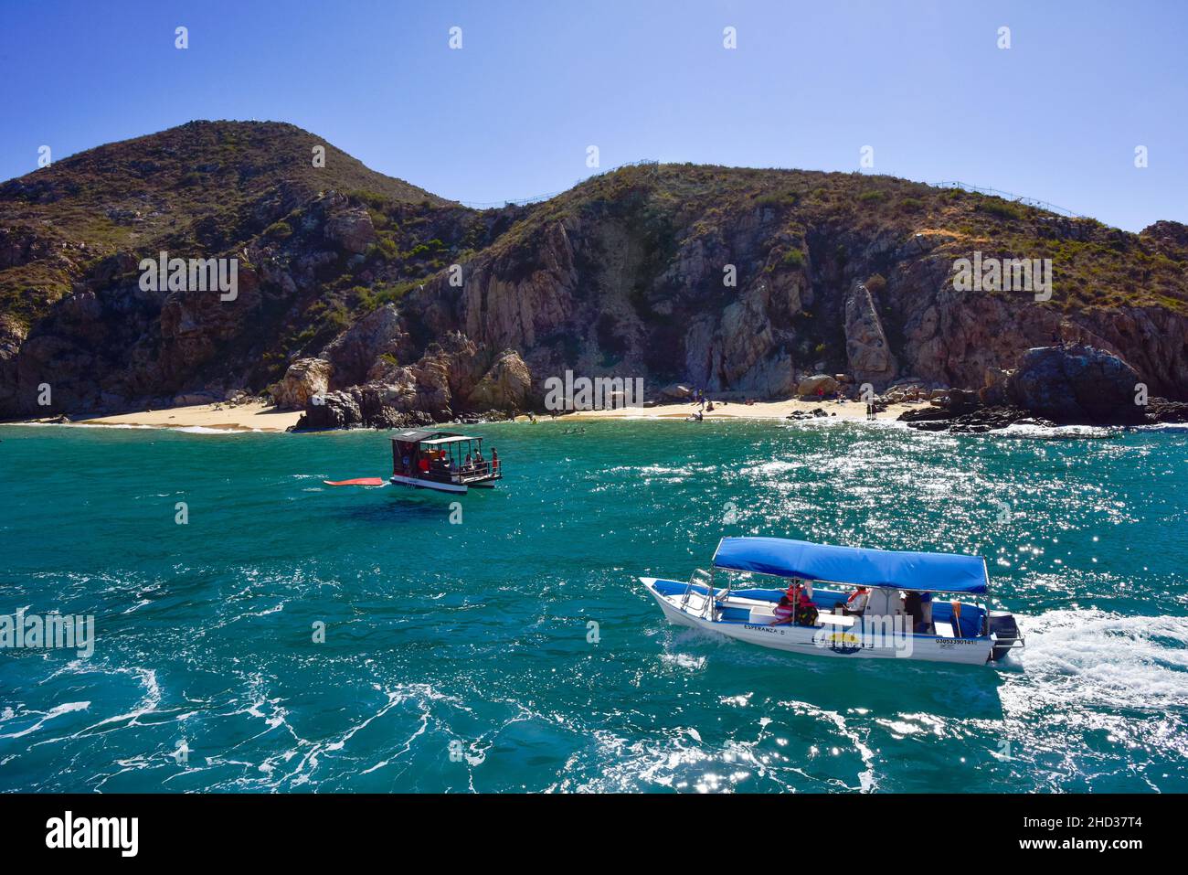 Seascape and shoreline of Cabo St Lucas, Mexico Stock Photo - Alamy