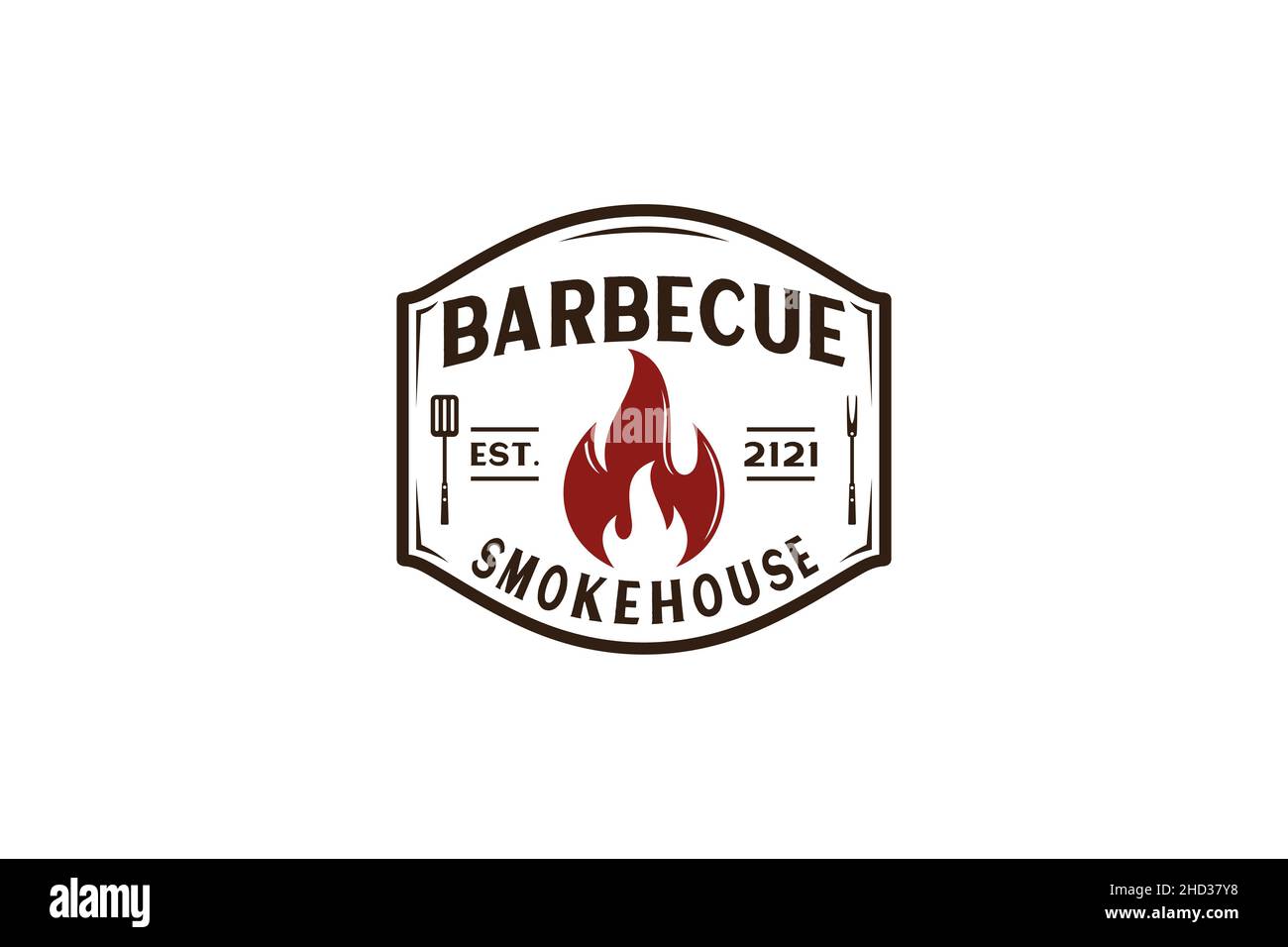 Vintage Retro Rustic BBQ Grill, Barbecue, Barbeque Label Stamp Logo ...