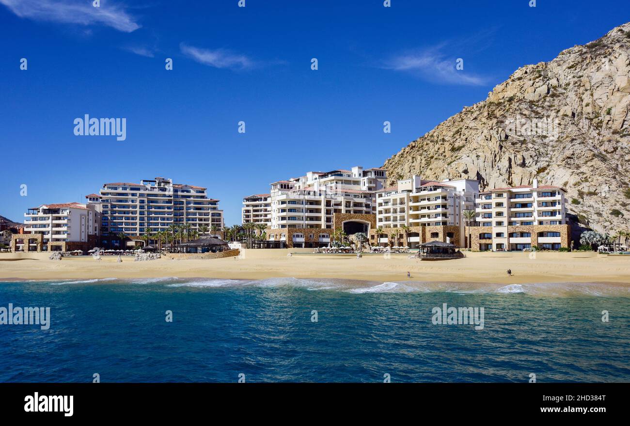 Resort beach at Cabo St Lucas, Mexico Stock Photo - Alamy
