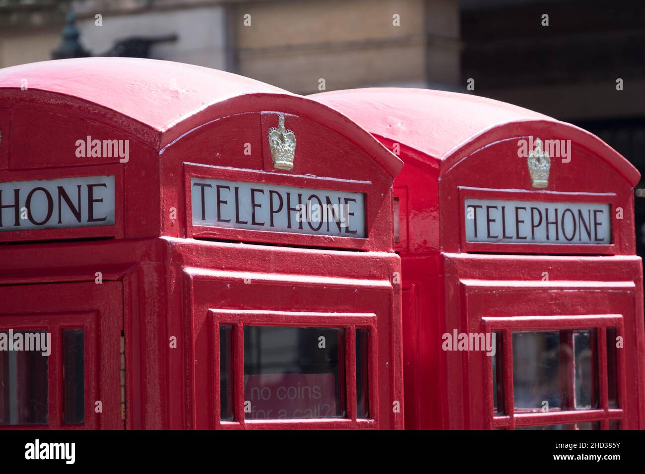 Phone booths in London, England, the UK Stock Photo - Alamy