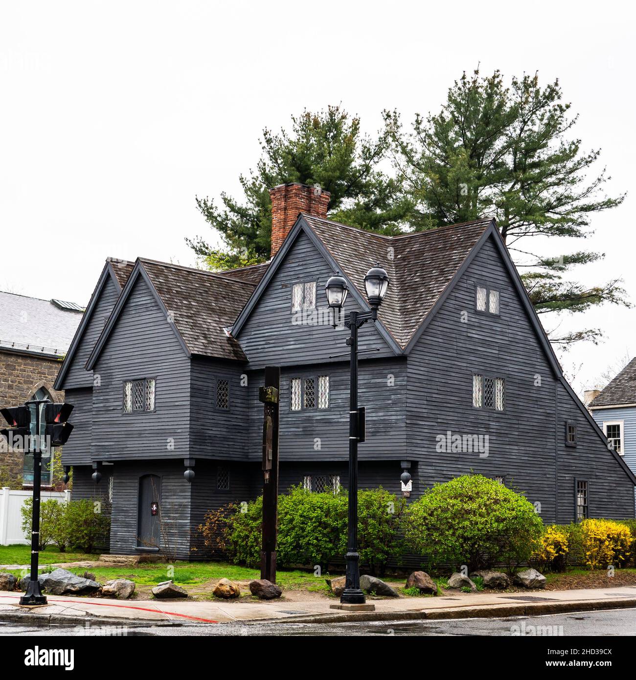 Famous witch house in Salem Massachusetts, United States Stock Photo ...