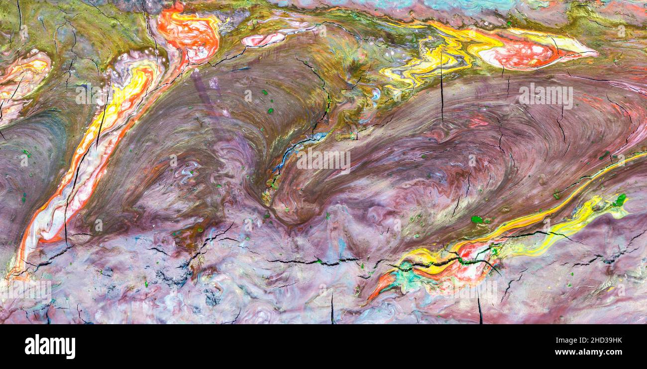 Texture of a dry colorful paint Stock Photo - Alamy