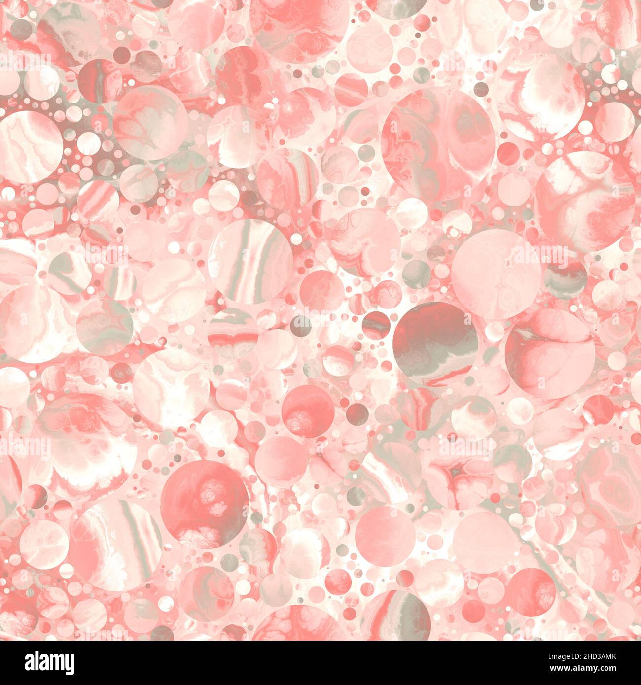 Seamless pattern of marbled orbs that gives a dreamy fantasy mysterious ...