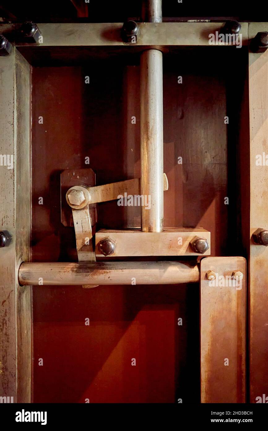 Close Up of Vault Lock Mechanism, Interior View Stock Photo - Alamy