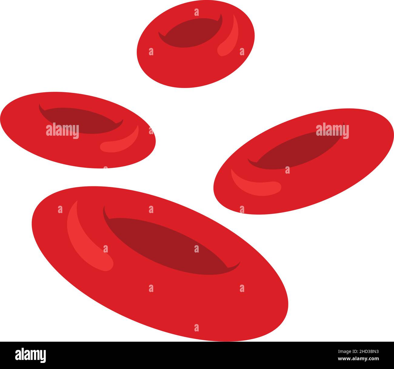 Single red blood cell isolated hi-res stock photography and images - Alamy