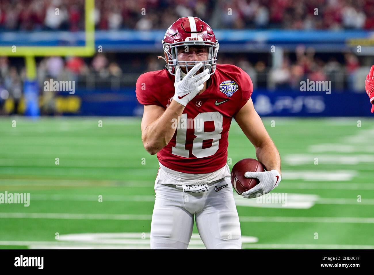 Alabama Crimson Tide wide receiver Slade Bolden (18) celebrates after ...