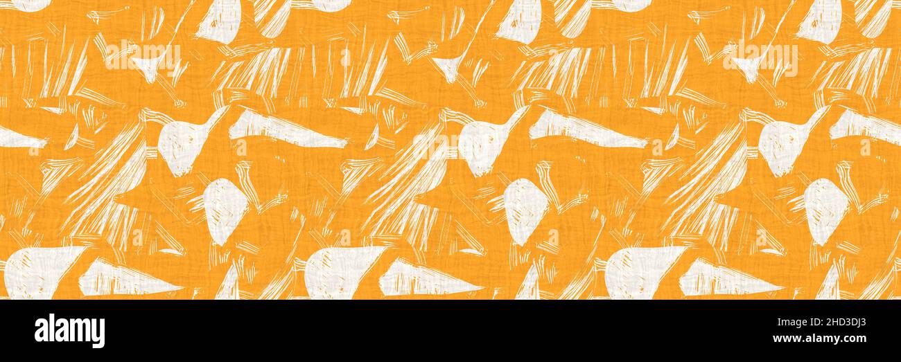 Seamless two tone hand drawn brushed effect pattern border swatch. High ...