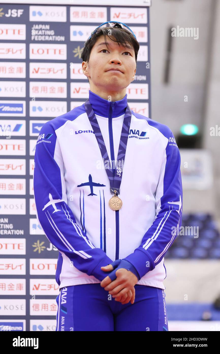 Nagano, Japan. 31st Dec, 2021. Taro Kondo Speed Skating : The Japan Olympic Team Trials for ...