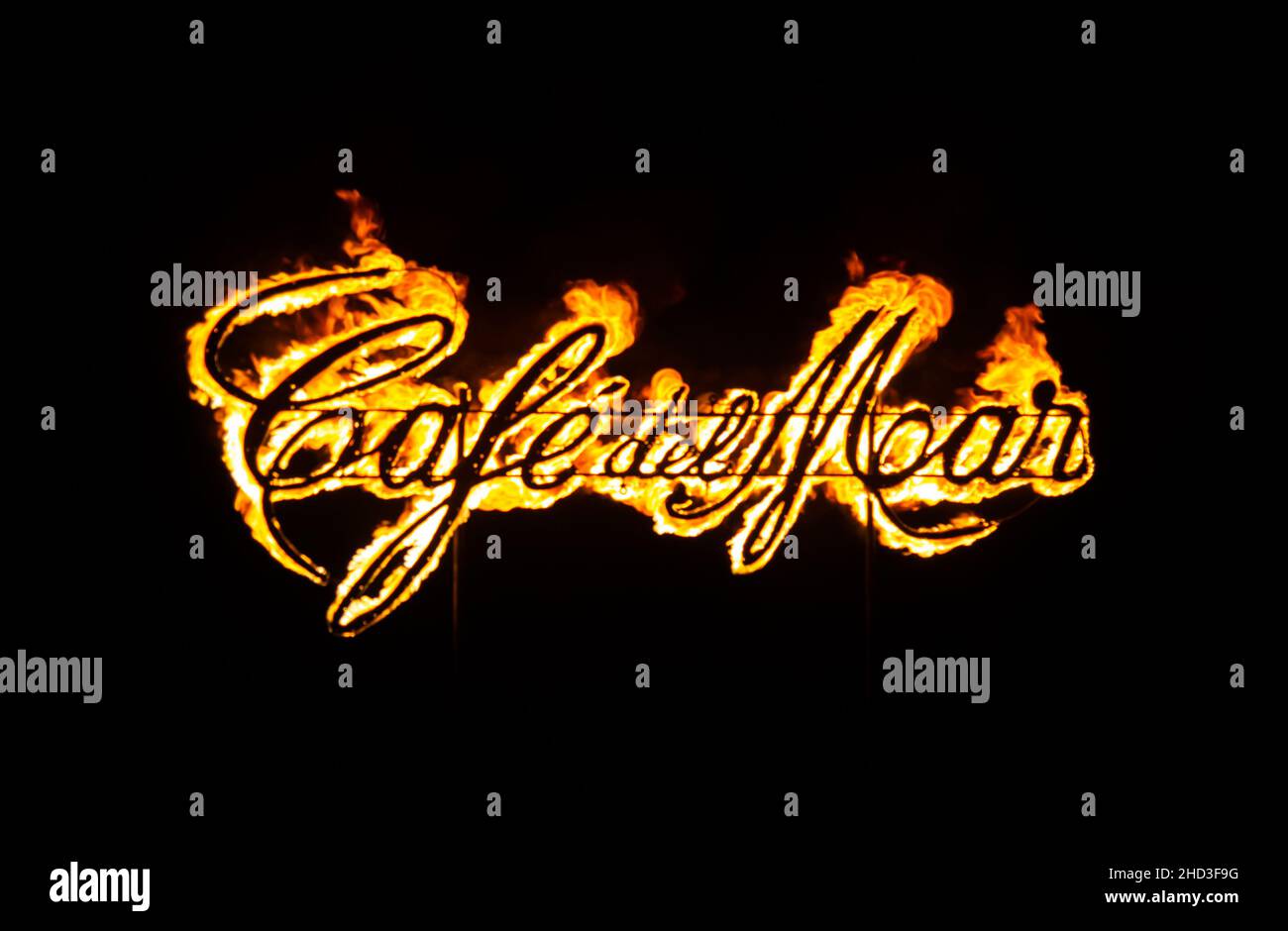 Aerial view of kamala beach at sunset in Phuket in Thailand Stock Photo ...