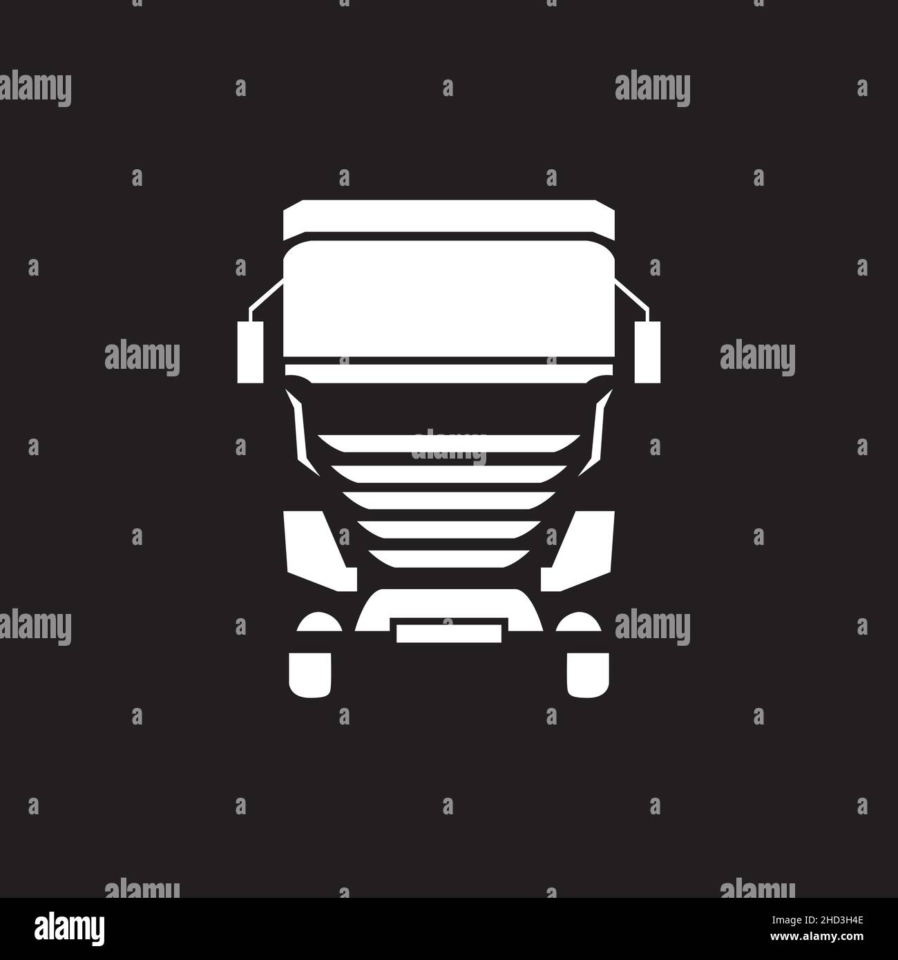 Container ship side view Stock Vector Images - Alamy