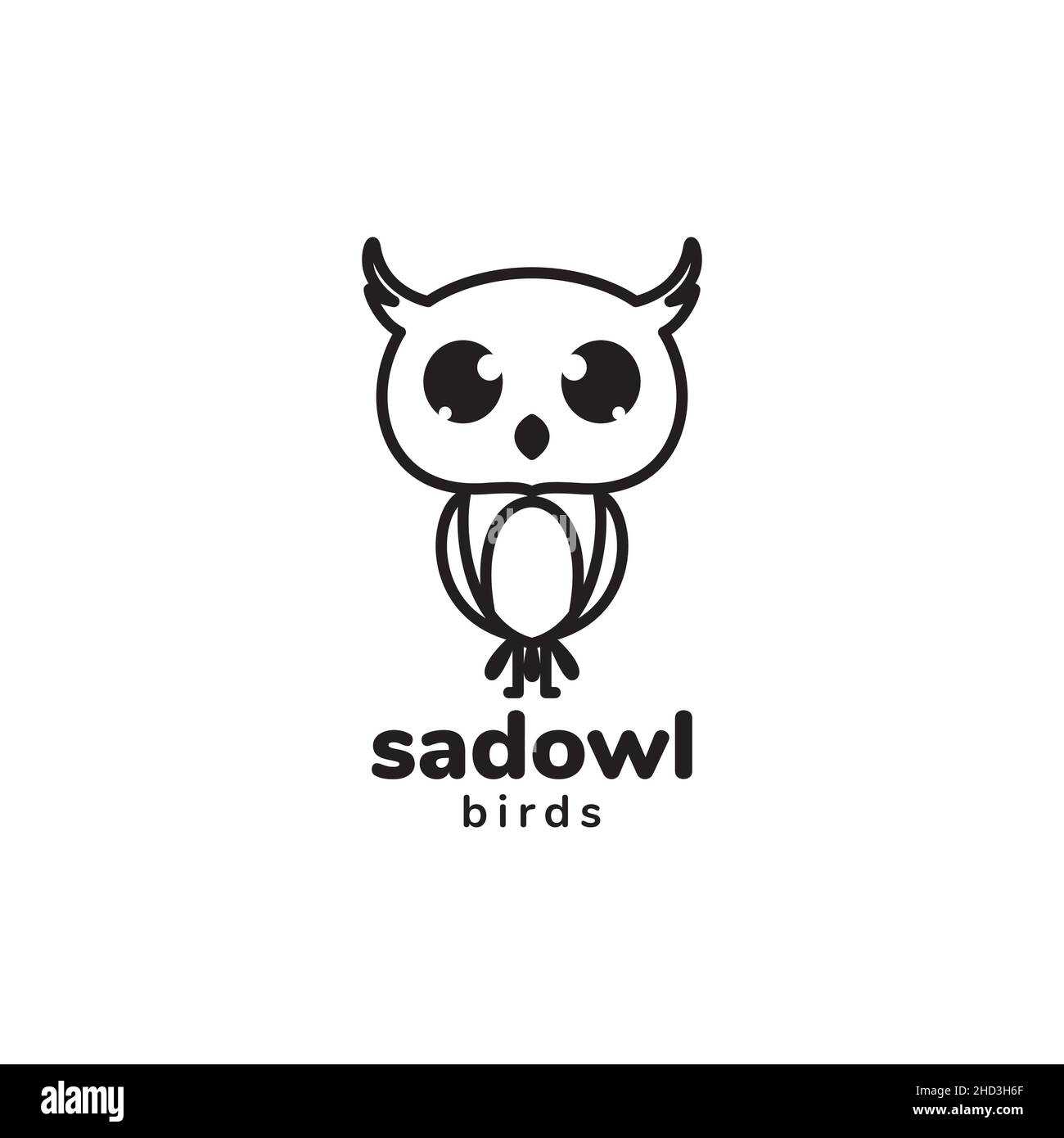 Cartoon illustration bird sad expression hi-res stock photography and ...