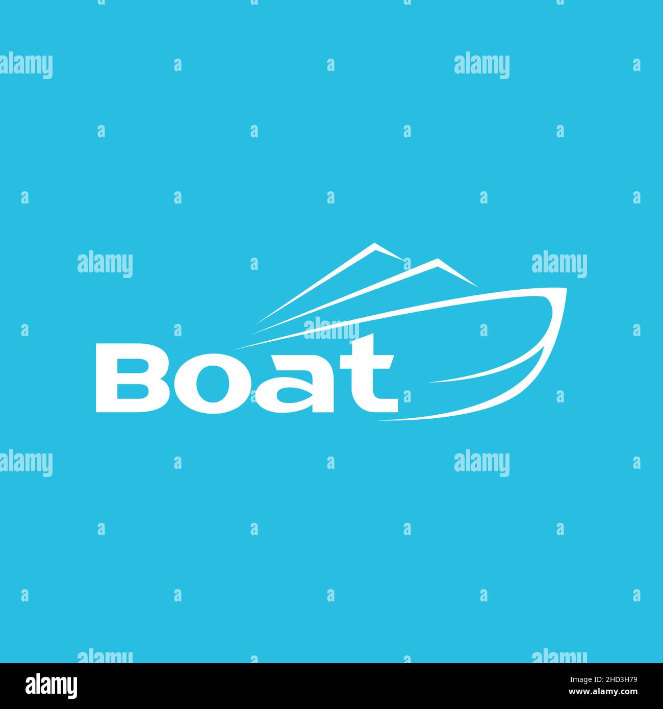 Racing yacht logo Stock Vector Images - Alamy