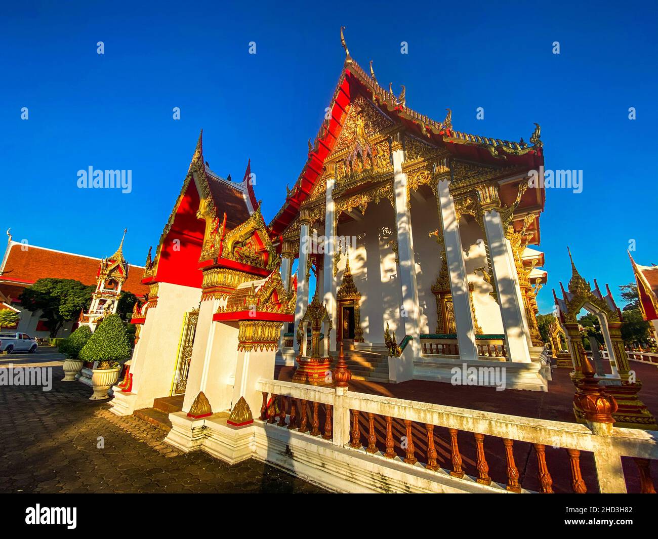 Wat Chalong temple in Phuket, Thailand Stock Photo - Alamy
