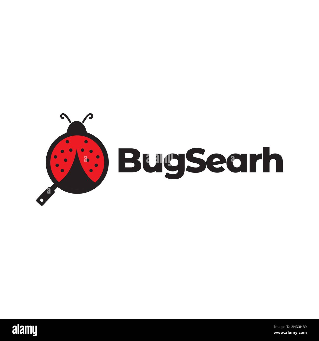 Magnifying glass icon plant Cut Out Stock Images & Pictures - Alamy