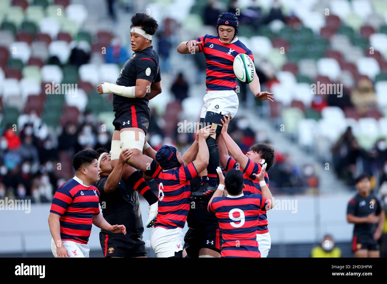 Tokyo, Japan. 2nd Jan, 2022. General view Rugby : The 58th All-Japan ...