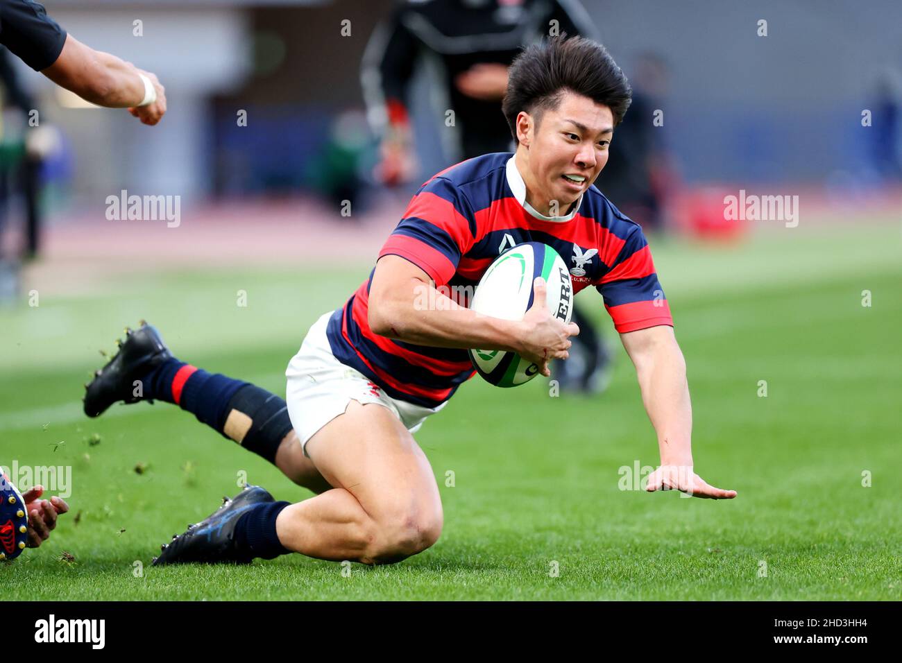 Tokyo, Japan. 2nd Jan, 2022. Ryota Funabiki () Rugby : The 58th All ...